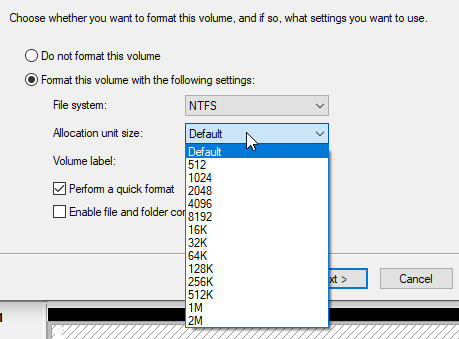 NTFS: large clusters – My DFIR Blog