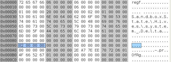 Containerized registry hives in Windows – My DFIR Blog